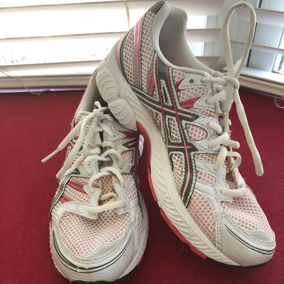 Asics | Shoes | Asics Womens White And Pink Size 6 Athletic Shoes ...